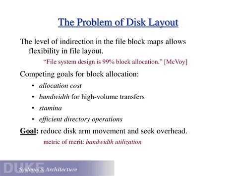 PPT File Systems And Disk Layout PowerPoint Presentation Free Download ID
