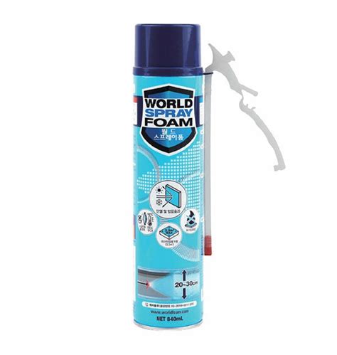 월드 스프레이 폼 일회용 건축 단열 방음 우레탄폼 티몬