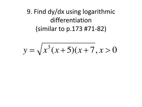 ppt implicit differentiation powerpoint presentation free download