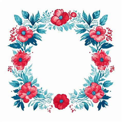 Premium Vector Celestial Confluence Handdrawn Floral Border With