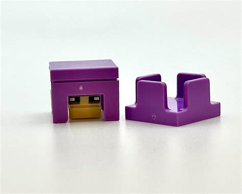 Shulker Lego® Minecraft Brick Built Minifigure Etsy