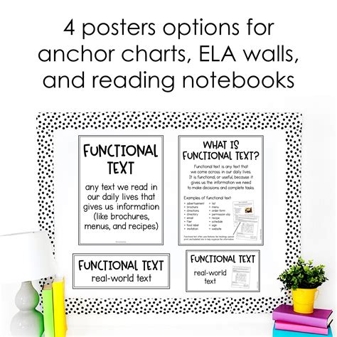 Functional Text Anchor Charts And Analysis Worksheets Worksheets Library