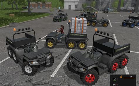 Fs17 Quad Polaris 6x6 V1 1 Fs 17 Vehicles Mod Download