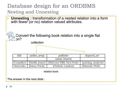 object relational and extended relational databases ppt