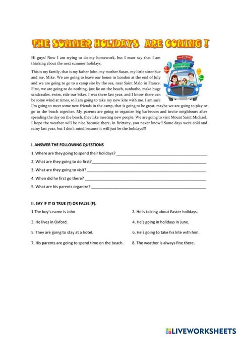 Short Passage Language Arts Worksheets 8182570