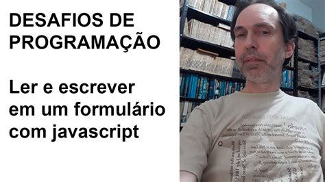 Desafios De Programação Aprenda Programação Praticando Com Javascript Youtube