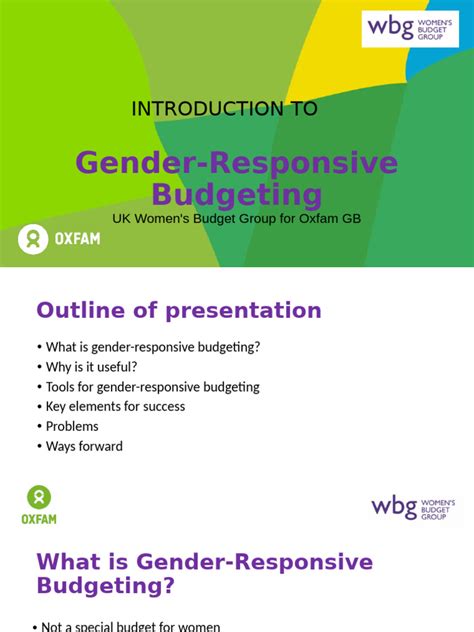 Gender Responsive Budgeting Explained Pdf Taxes Policy