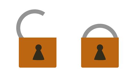 Open And Closed Padlock Icons 45697639 Vector Art At Vecteezy