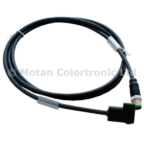 Valve Plug M12 3 Pin And Cable Motan Colortronic
