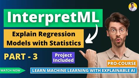 InterpretML with Statistics | Explainable AI (XAI) | Data Science Machine Learning Project ...