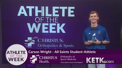 Athlete Of The Week Carson Wright