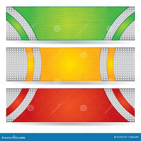 Header Or Banner Design Set Stock Vector Illustration Of Promotion Layout 31241737