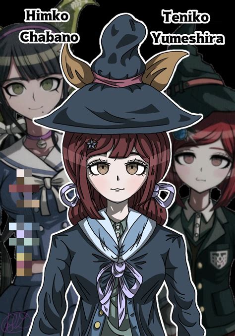 Drv3 Himiko Yumeno And Tenko Chabashira Fusion By Alona103z On Deviantart
