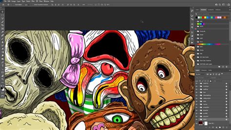 I Have Hidden The Dokis In This Weird Creepy Drawing Can You Find Them All R Ddlc