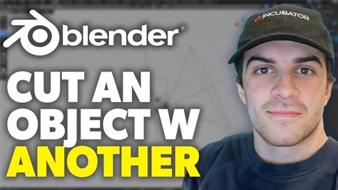 how to cut an object with another object in blender boolean modifier