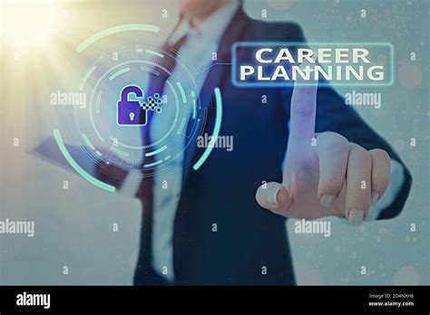 Conceptual Hand Writing Showing Career Planning Concept Meaning Strategically Plan Your Career