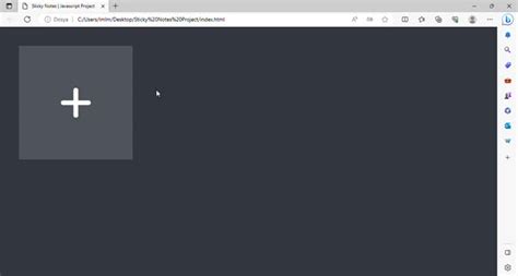botan deniz on linkedin sticky notes project created with javascript