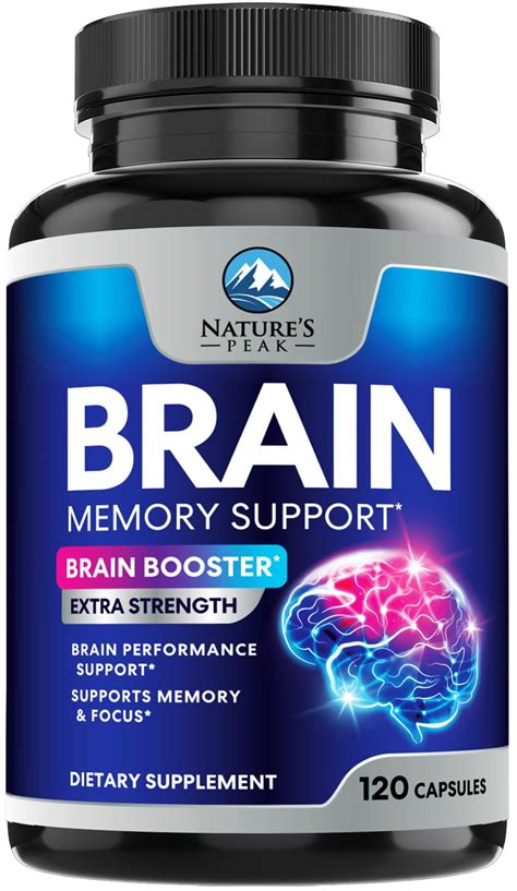 Natures Peak Brain Memory Support Supplement For Adults Nootropic