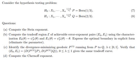 solved consider the hypothesis testing problem h0 x1 ⋯ xn∼