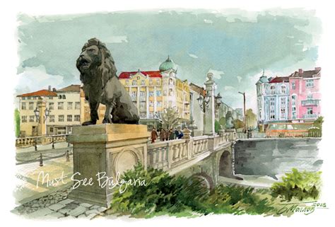Картички Рисунки на български градове и забележителности