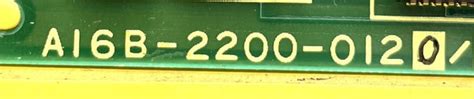 Fanuc A16b 2200 0120 Base 0 Control Pc Circuit Board 512kb Surplus Select