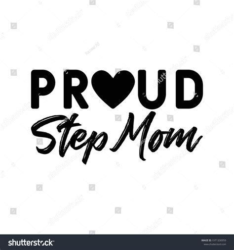 Proud Step Mom Vector Arts Stock Vector Royalty Free Shutterstock