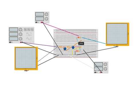 Circuit Design Low Pass Filter Tinkercad