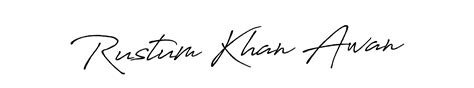 79 Rustum Khan Awan Name Signature Style Ideas Creative Electronic Signatures