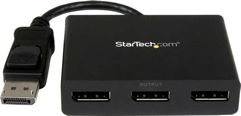 Amazon Com StarTech Com Port DisplayPort Splitter DisplayPort To X DP Multi Monitor