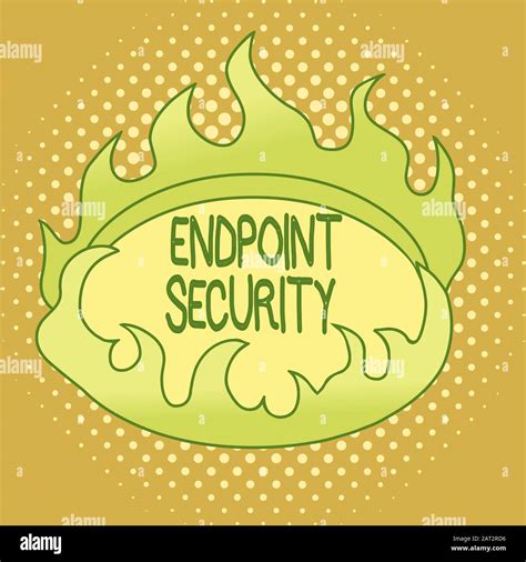 Handwriting Text Writing Endpoint Security Conceptual Photo The Methodology Of Protecting The