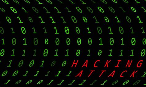 Black Background Featuring Binary Code With A Warning Of A Hacking Attack Vector Numbers