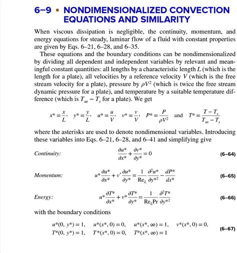 Solved In The Momentum Equation If The Fluid Is Stationary Is There Even Convection Please