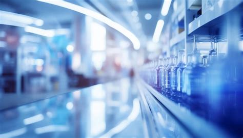 Premium Photo The Blurred Abstract Background Of The Pharmacy