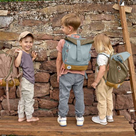 Lassig Back Healthy Mini Rolltop Backpack Nature Hazelnut German