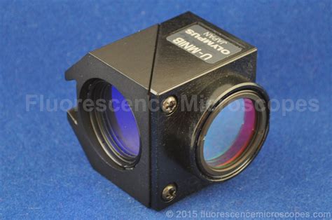 Fluorescence Microscopes Olympus U Mnib Interference Blue