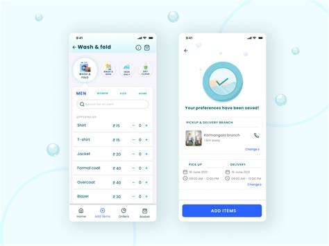 Laundry App UI By Sanjana Dhakad On Dribbble