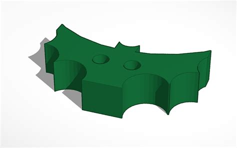 3d Design Jaimes Bat Button Tinkercad