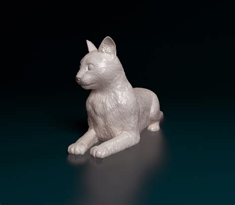 Stl File Cat 02 🐱・3d Printable Model To Download・cults