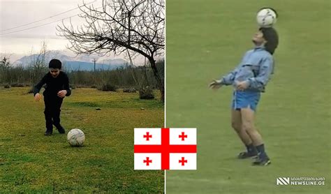 Video ქართველი მარადონა პატარა ბიჭის ვიდეო სოციალურ ქსელებს იპყრობს Newsline სიახლეების ხაზი