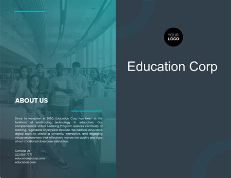 Free Virtual Learning Brochure Template To Edit Online