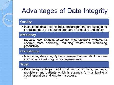 Data Integrity Concepts Without Logo Pptx Databases Computer Software And Applications