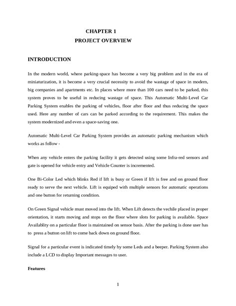 Parking System In Java To Manage Parking Thesis Computer Science