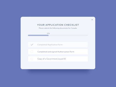 UI UX Mobile Checklists Forms