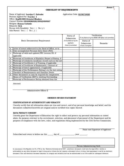 Checklist Of Requirments Pdf Verification And Validation