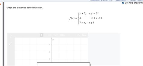 Solved Graph The Piecewise Defined Function Chegg
