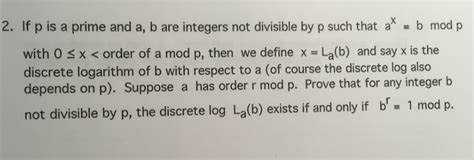 solved if p is a prime and a b are integers not divisible