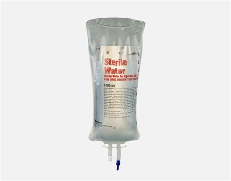 Diluent Sterile Water For Injection Preservative Free Intravenous Iv