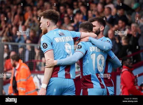 Scunthorpe United Kingdom 3 May 2025 Pictured Left To Right