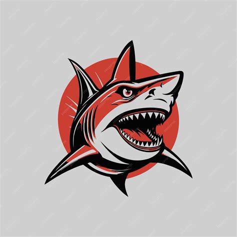 Premium Vector Shark Football Club Logo Design In 3 Color