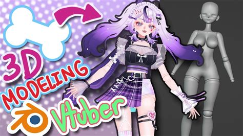 Texturing And Rigging For 3d Ball Joint Doll Body For Vtuber With Blender And Krita Part 14